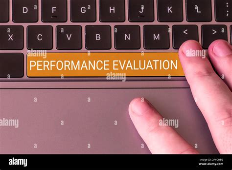 Sign Displaying Performance Evaluation Word For The Development And