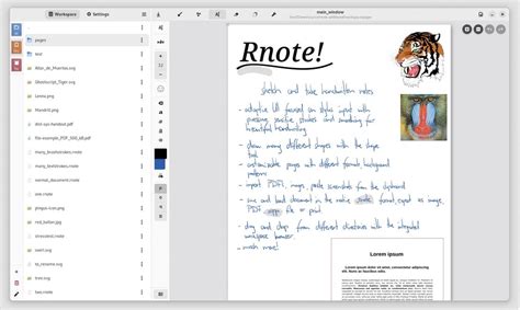 Rnote Créez Des Notes Et Annotations Manuscrites