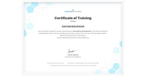 Sachin Mahawar On Linkedin Successfully Completed The Internship And Job Preparation Training From