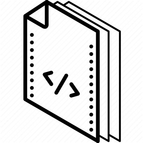 Code File Folder Isometric Icon Download On Iconfinder