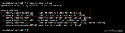 Sysbench 实践 04 内存测试sysbench测试内存 Csdn博客 Sysbench 实践 04 内存测试sysbench测试内存 Csdn博客