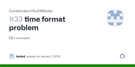 Time Format Problem Issue CymaticLabs InfluxDBStudio GitHub