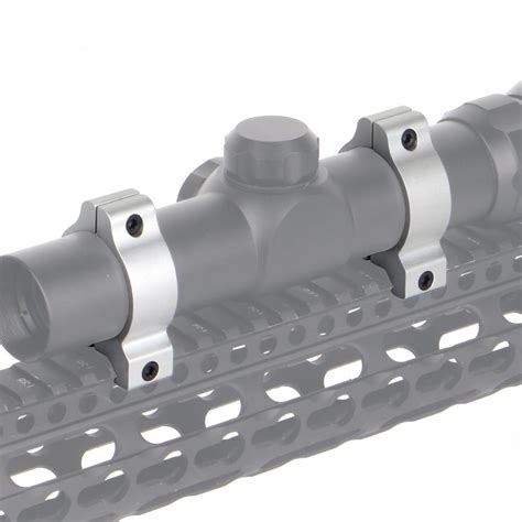 Riflescope 로우 프로파일 고정 실버 30mm 피카 티니 링 의 고품질 Riflescope 로우 프로파일 고정 실버 30mm 피카 티니 링