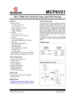 MCP6V51 Data Sheet Ww1 Microchip Com Mcp6v51 Data Sheet Ww1 Microchip Com Pdf PDF4PRO