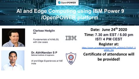 Ibm Openpower Webinar On Machine Learning Deep Learning