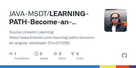 github java msdt learning path become an angular developer source