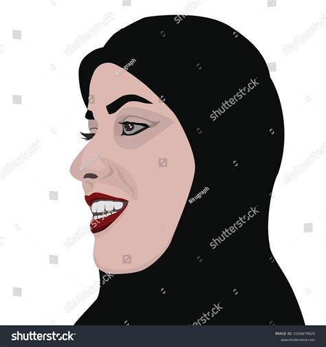 Hijab Girl Drawing Hijab Girls Vector Stock Vector Royalty Free