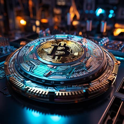 Premium Ai Image Golden Bitcoin Digital Currency Futuristic Digital Money Technology Worldwide