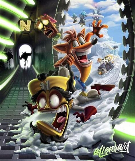 Crash Bandicoot Twinsanity Concept Art