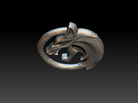 Файл Stl кулон ведьмака 🎲 ・Шаблон для загрузки и 3d печати・cults