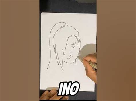 How To Draw Ino Naruto Shorts Drawing Linearts Howtodraw Youtube