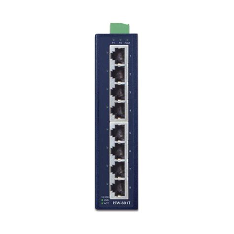 Industrial Switch 8 Port 100mbps Planet Isw 801t Hugotech Beat The Lowest Price