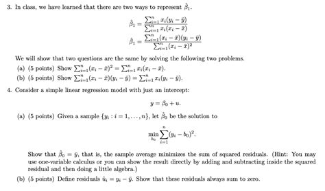 Solved 3 In Class We Have Learned That There Are Two Ways