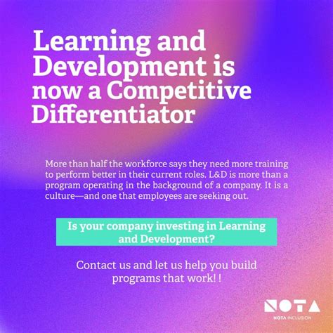 Learninganddevelopment Continuouslearning Investinyourteam Nota Inclusion