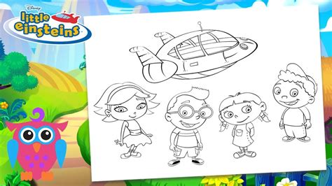 Little Einsteins Coloring Pages Disney