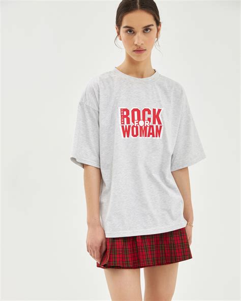 Футболка свободного кроя с принтом — SHI-SHI