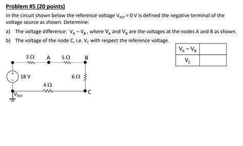 Solved Problem 5 20 Points In The Circuit Shown Below