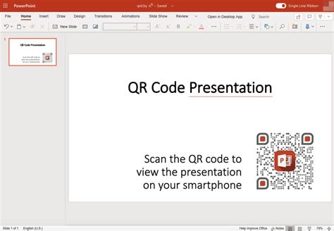 PowerPoint QR Code QR Planet
