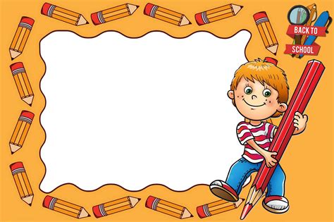 School Png Frame Caratula Para Ninos Dibujo De Escuela Images