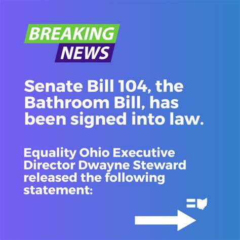 Statement Equality Ohio Stands Firm Against Sb 104 Equality Ohio