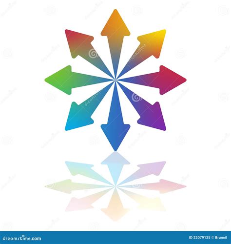 Dynamic Arrows Stock Illustration Illustration Of Shape 22079135