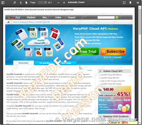 Dynamic Watermarking For Your Most Sensitive Documents Verypdf Drm Protector
