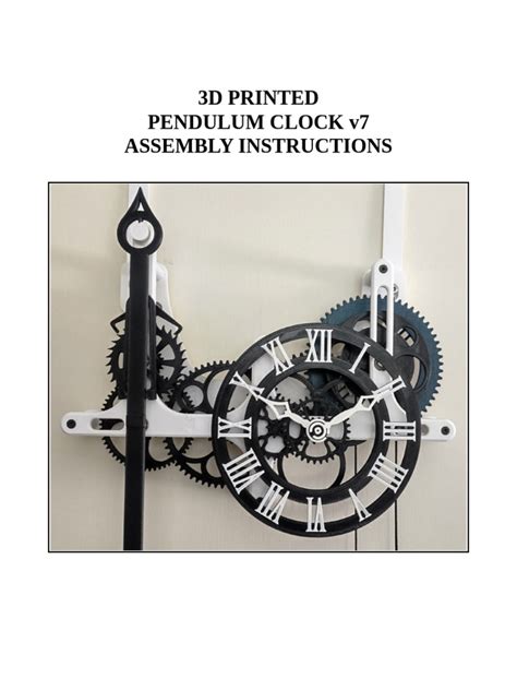 Clock Assembly Instructions Pdf Gear Pendulum