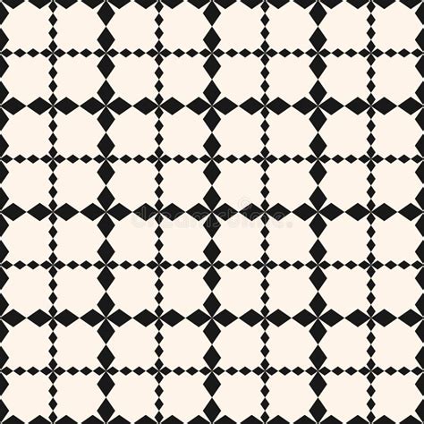 Vector Square Grid Texture Abstract Geometric Seamless Pattern Stock Vector Illustration Of