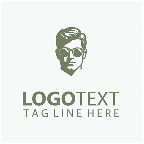 Premium Vector Eye Glass Man Logo