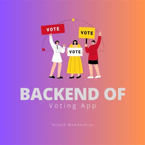 Nitesh Maddeshiya On Linkedin 🗳️ Exciting News Introducing Our Voting App 📱 Project Link 👇 👇