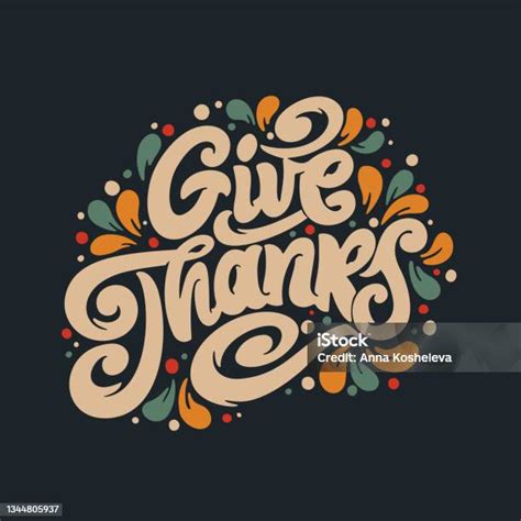 감사 필기 글자를 제공합니다 벡터 텍스트입니다 감사 포스터 스티커 로고를 제공합니다 디자인 템플릿 축하 10월에 대한 스톡 벡터 아트 및 기타 이미지 Istock