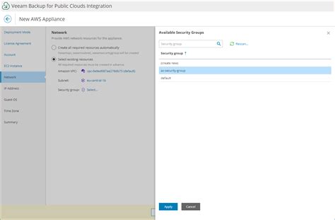 Deploying New Veeam Backup For Aws Appliances Veeam Service Provider