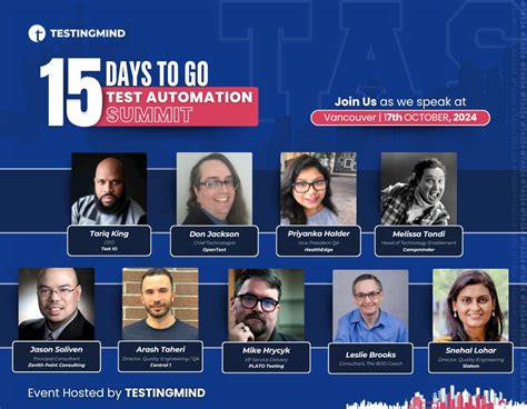 Testautomationsummit Vancouvertech Aiintesting Automationinnovation