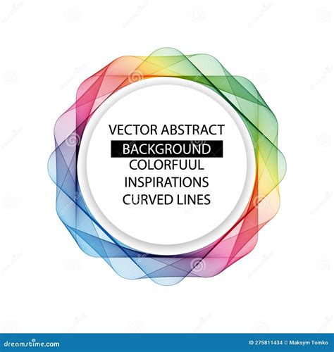 Round Wave Pattern Abstract Vector Wave Presentation Template Eps10