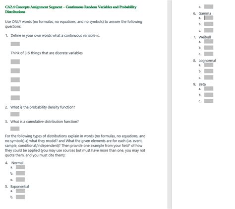 Solved C Ca24 Concepts Assignment Segment Continuous