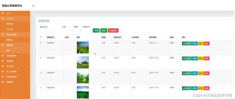 附源码 Ssm计算机毕业设计茶园认养管理平台java Csdn博客