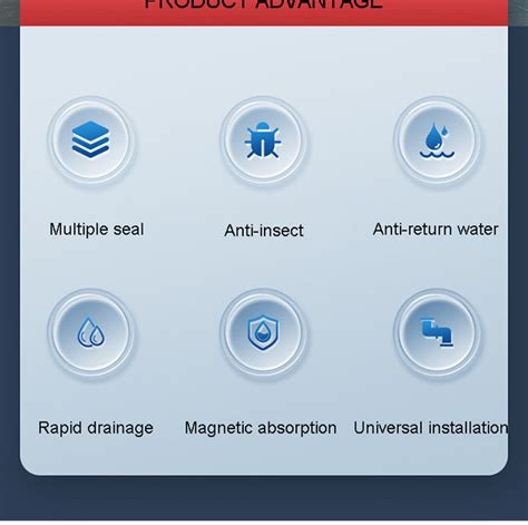 Abs Deodorization Drain Core Sewer Pipe Sealing Plug Filer