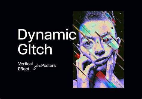 Premium Psd Dynamic Glitch Effect