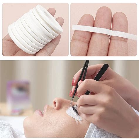 Badu Bg 10 бр Лента за удължаване на мигли с микропори Дишащи медицински лепенки за под мигли