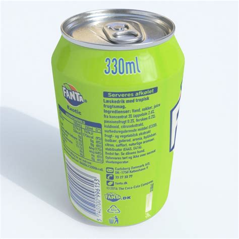 소프트 드링크 세트 3D 모델 80 lwo fbx obj Free3D