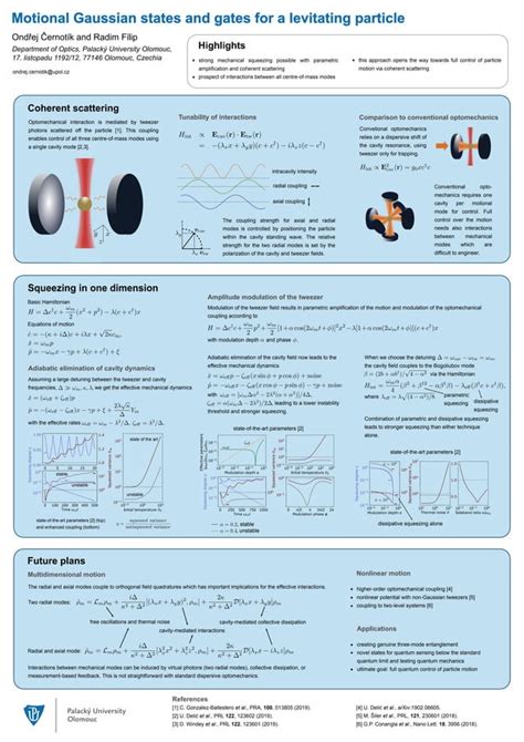 Motional Gaussian States And Gates For A Levitating Particle Pdf
