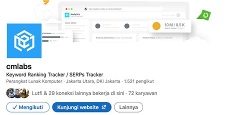 Pada Bulan Februari 2020 Cmlabs Membuat Akun Linkedin Resmi Untuk Membuka Peluang Bagi Para