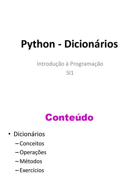 09 Python Dicionarios Pdf Estrutura De Dados Matriz Matemática