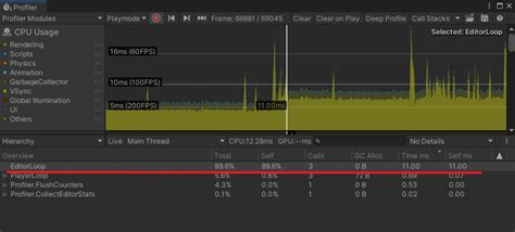 Editor Loop Takes Much Fps Drop Even When Gameobject Is Inactive Unity Engine Unity Discussions