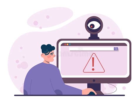 Data Theft Concept Cyber Attack Hacker Stealing Personal Data Stock Vector Illustration Of