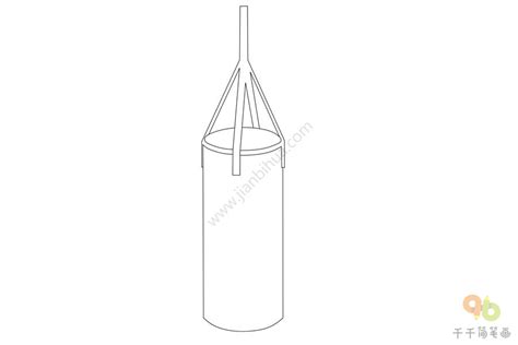 沙袋简笔画 体育用品简笔画