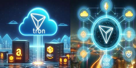tron dao and amazon web services integration empowering blockchain