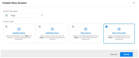 Unable To Select Database Item When Using View One Item Ask For