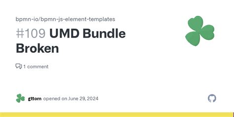 Umd Bundle Broken · Issue 109 · Bpmn Iobpmn Js Element Templates · Github