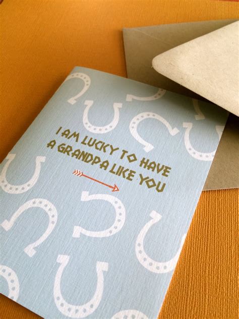 I Am Lucky To Have A Grandpa Like You Birthday Or Fathers Day Etsy